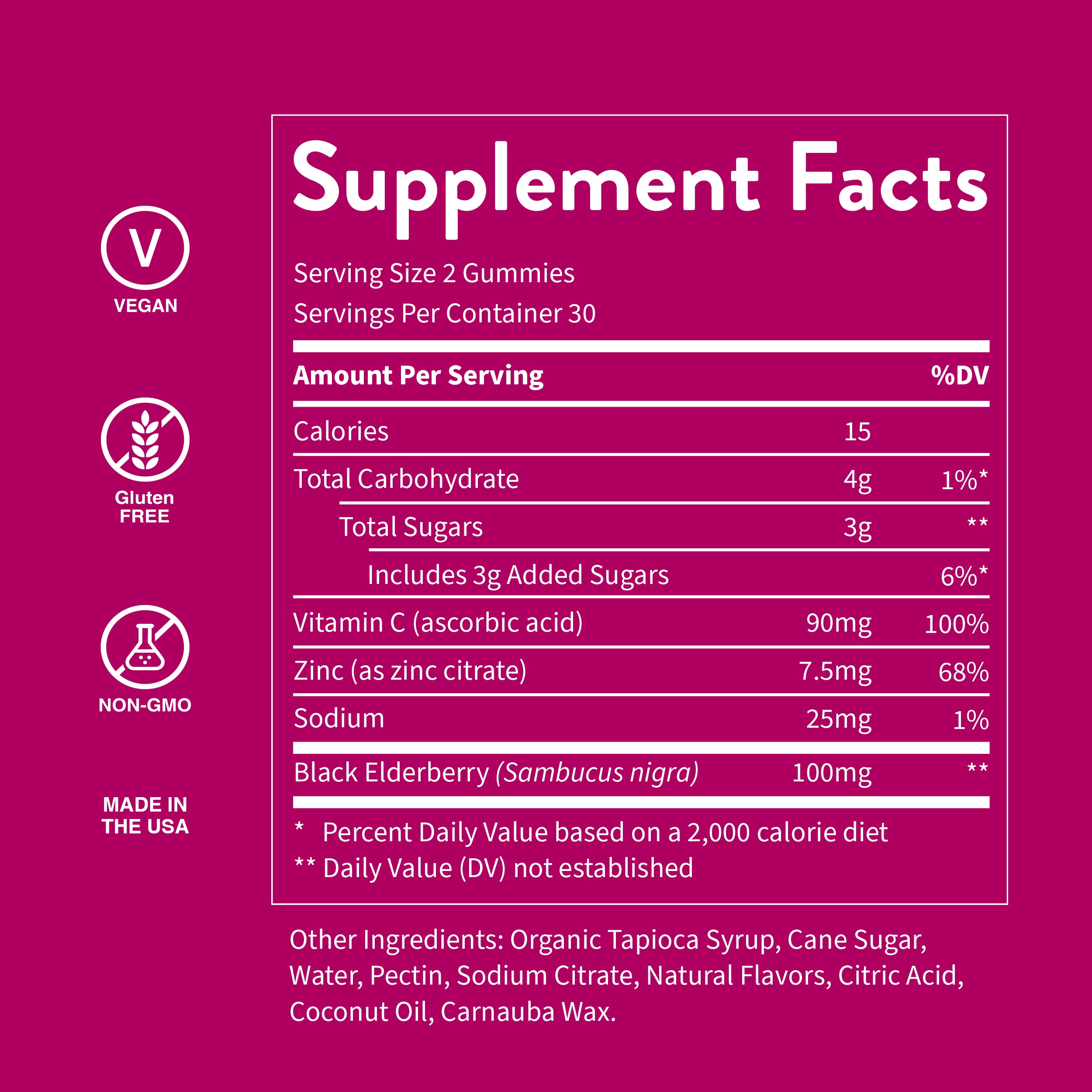 180 count elderberry gummies for long-lasting supply