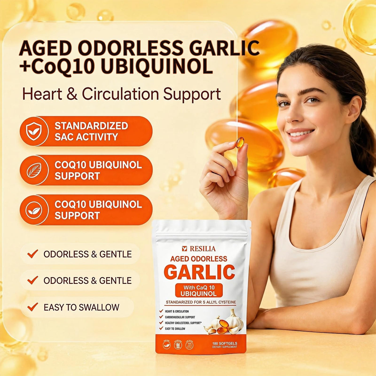 180 count garlic softgels