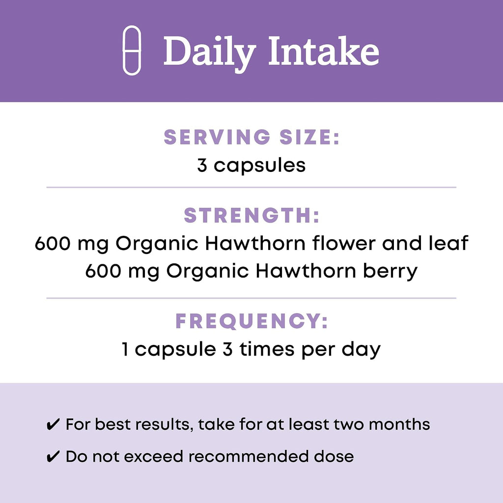 180 count Hawthorn dietary supplement