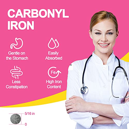 180 count iron tablets for men