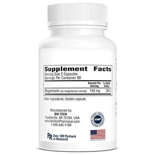 180 count magnesium for long-lasting supply
