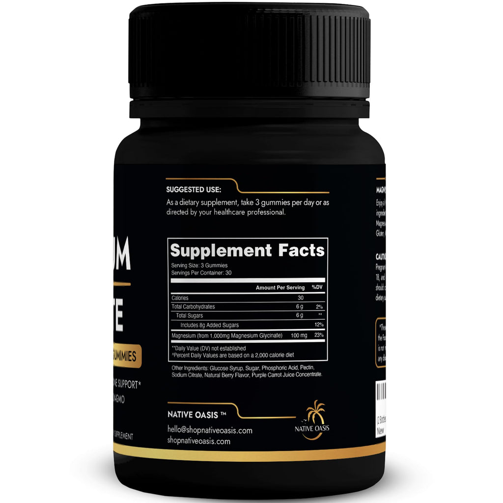 180 count magnesium gummies for convenience