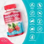 180 count melatonin gummies for better sleep