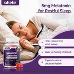 180 count melatonin gummy bottle