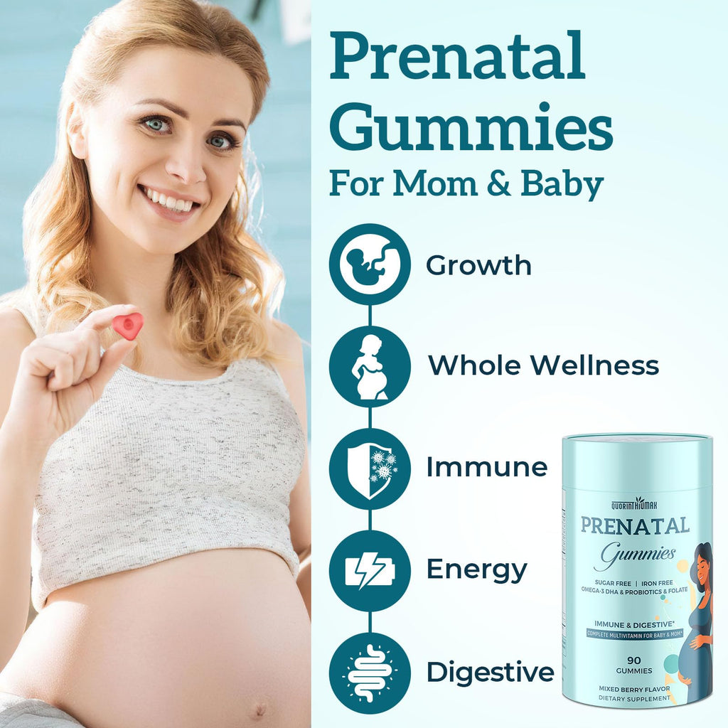 180 count prenatal gummies for expecting mothers