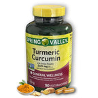 180 count turmeric curcumin capsules