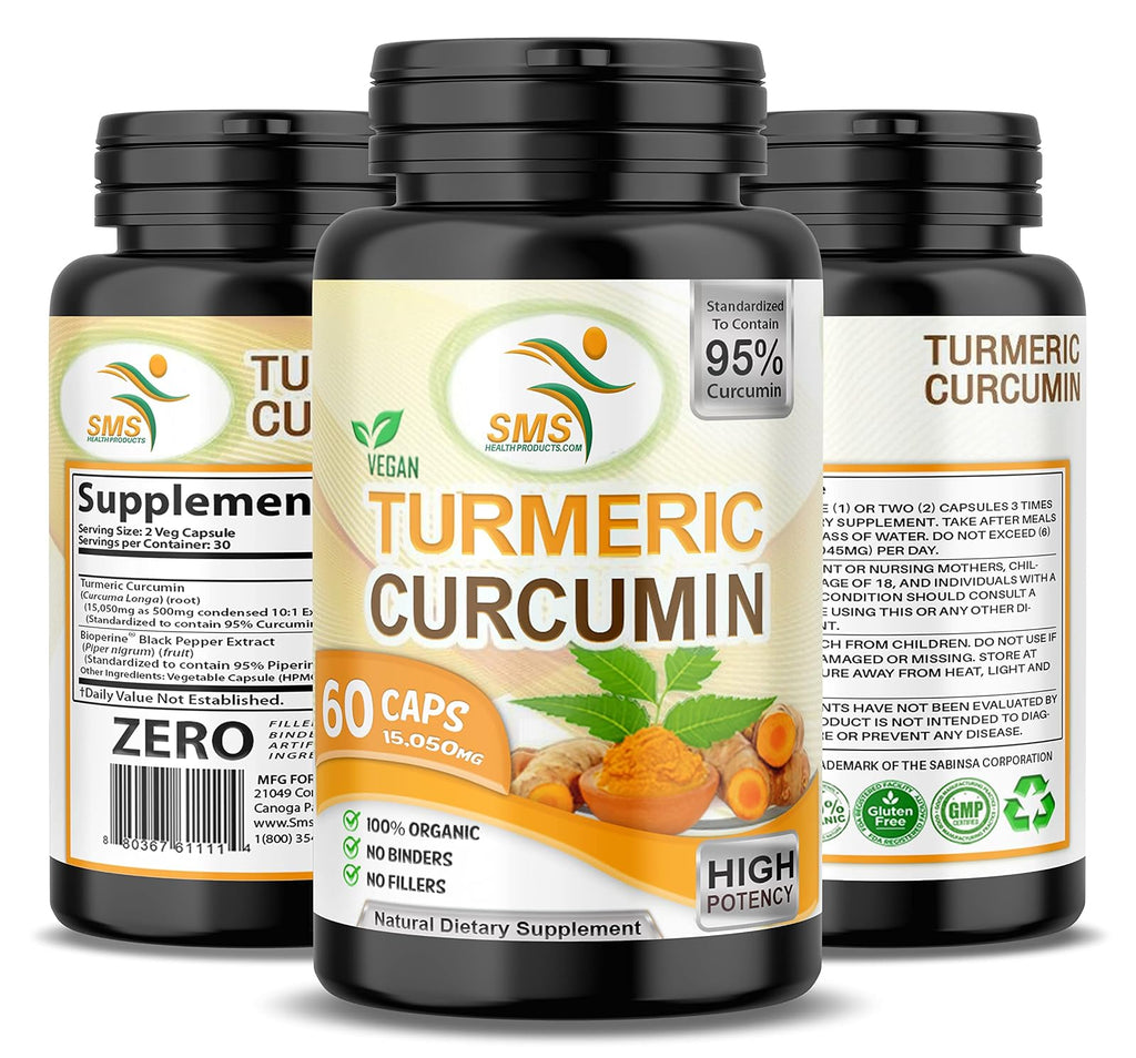 180 count turmeric curcumin capsules