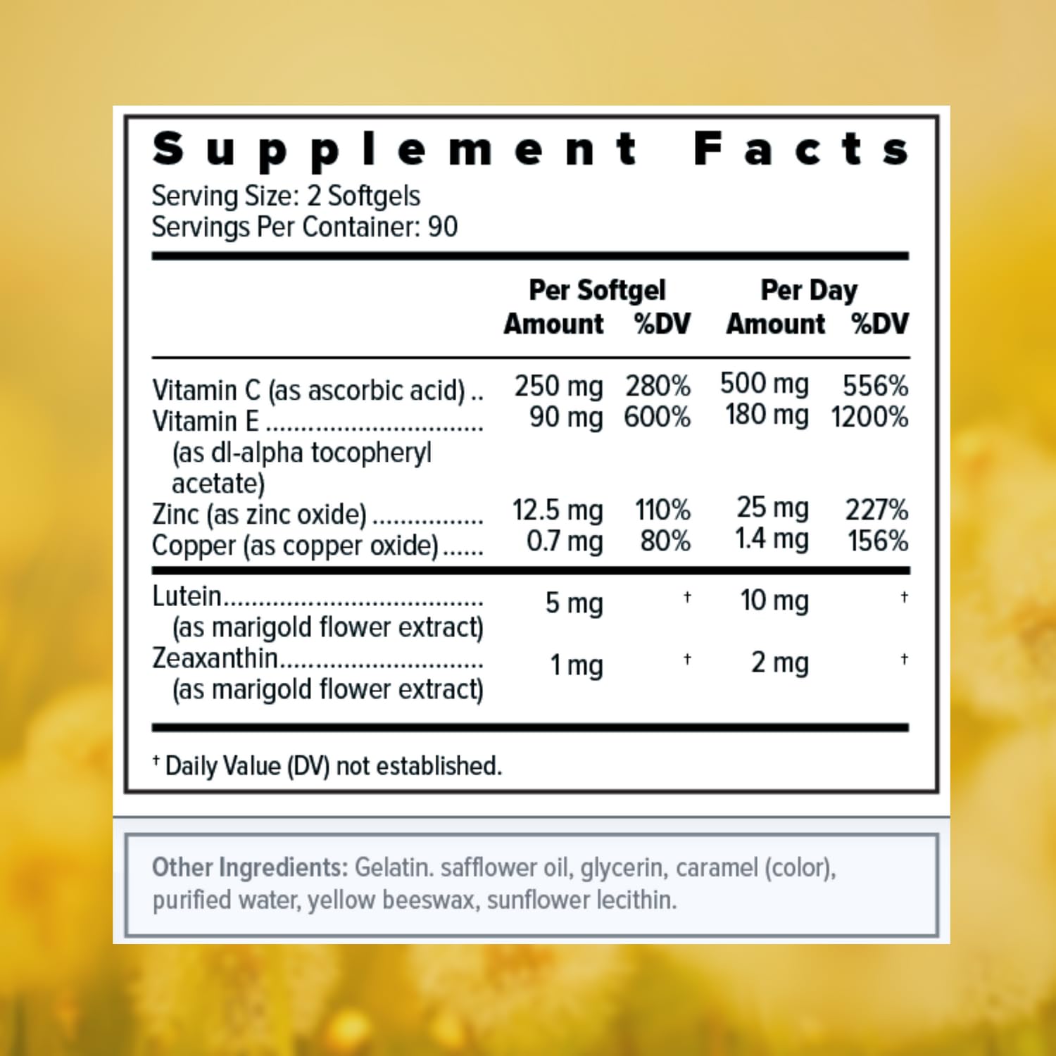 180 count vision support capsules
