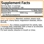 180 count vitamin B12 lozenges