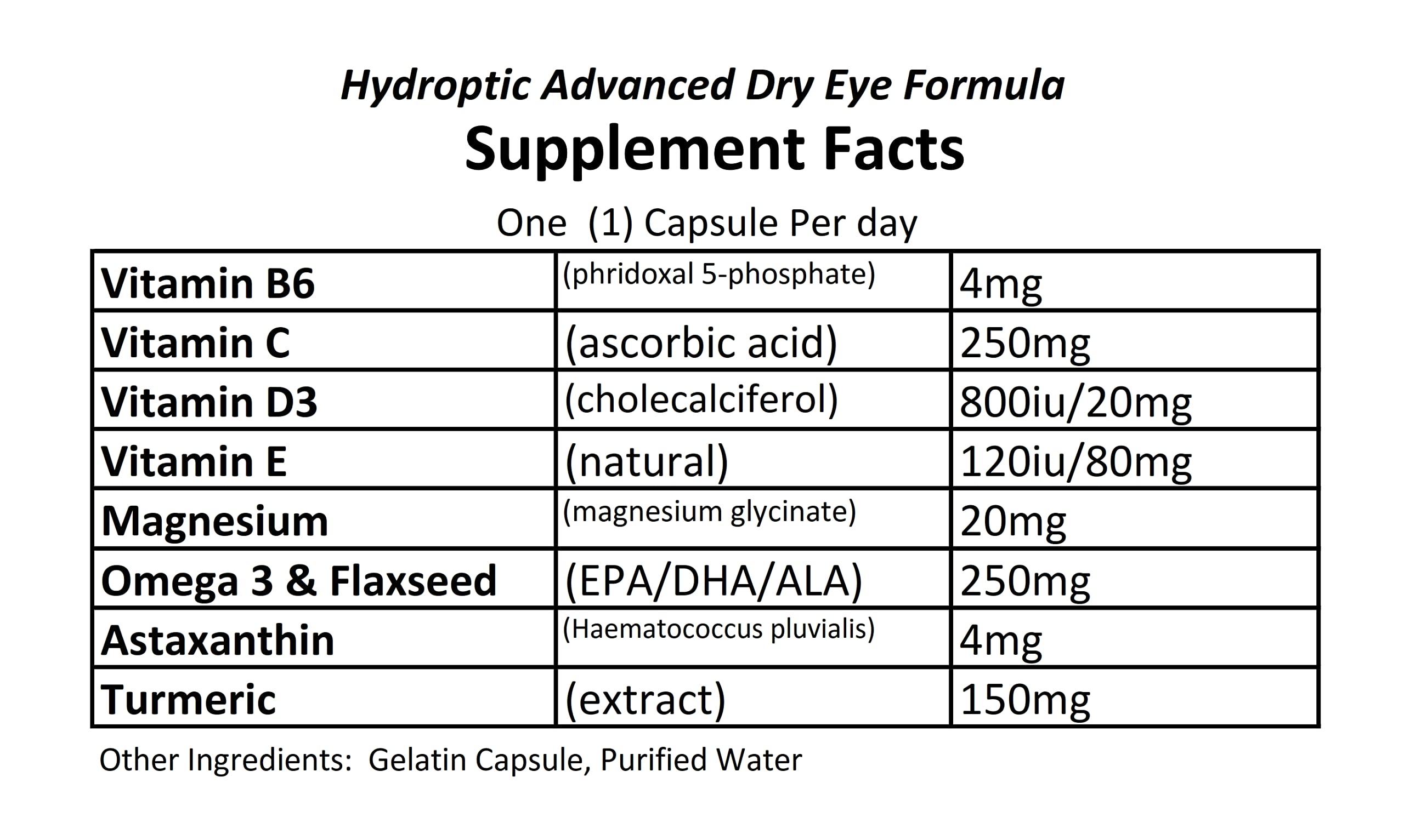 180 day supply of eye health vitamins