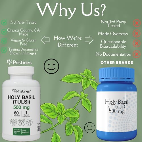 180 day supply of holy basil