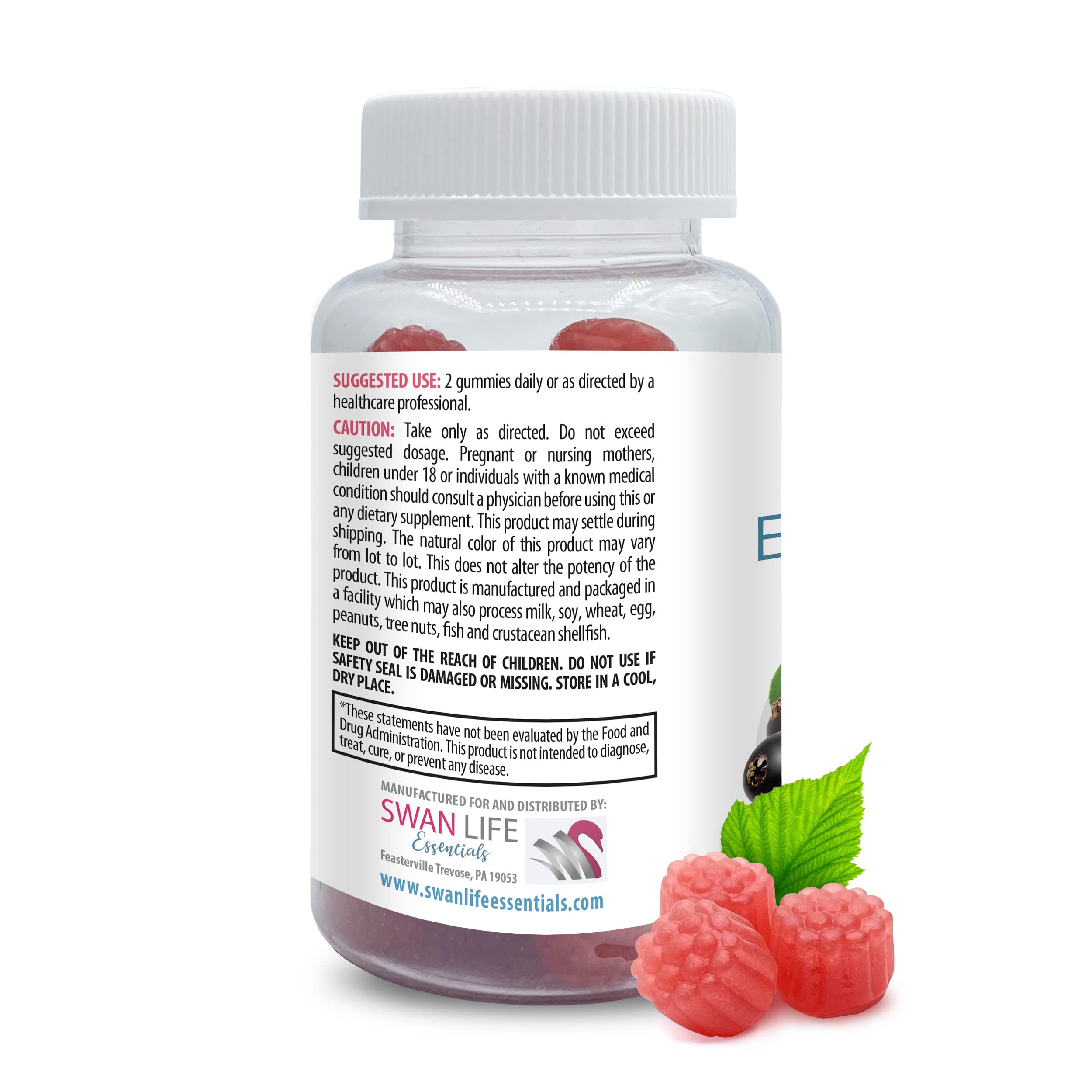 180 elderberry gummies in three bottles