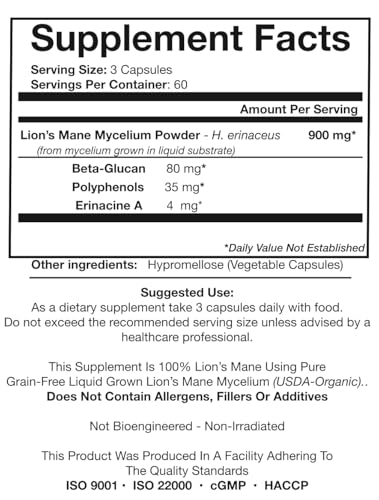 180 fruiting body capsules