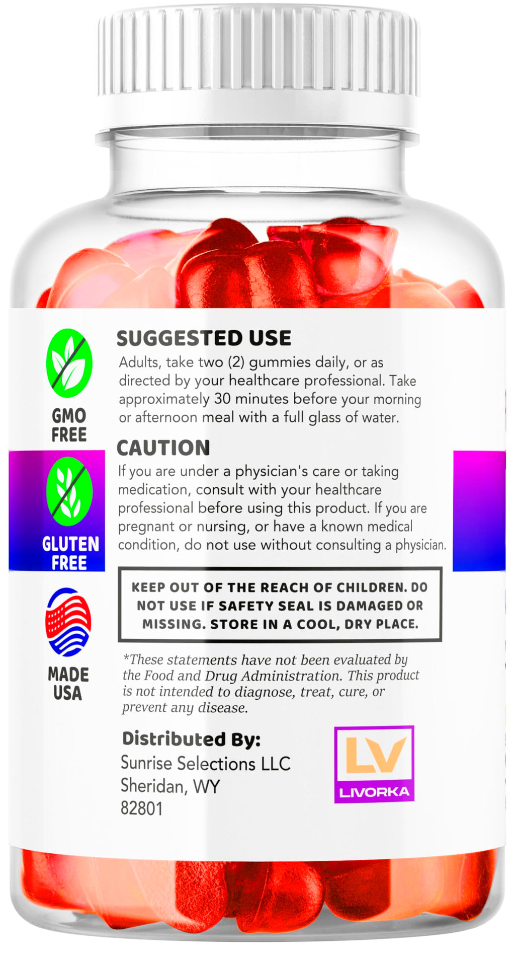 180 gummies for daily vitamin intake