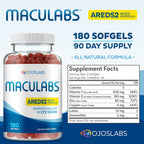 180 softgels for daily eye nutrition