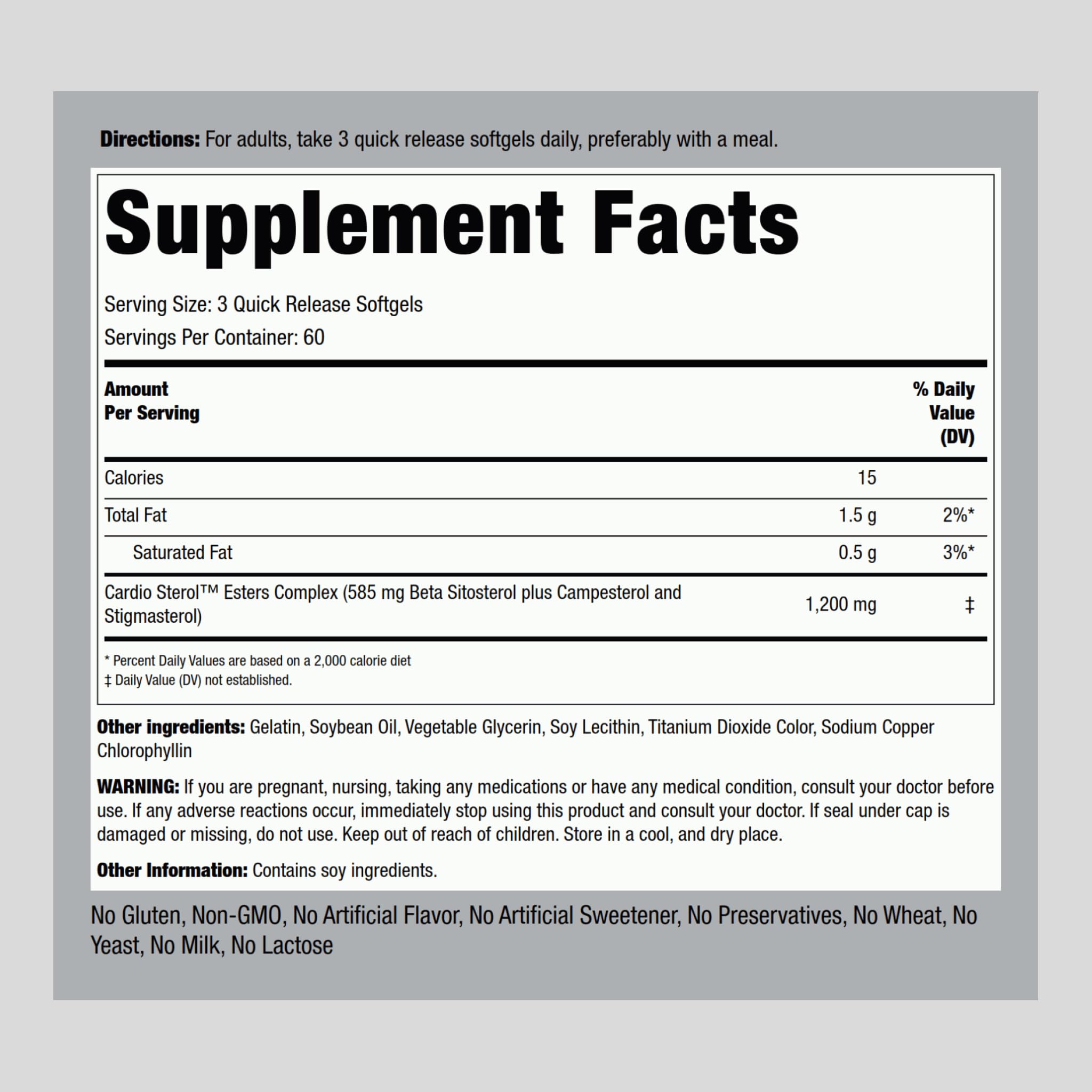 180 softgels for daily health