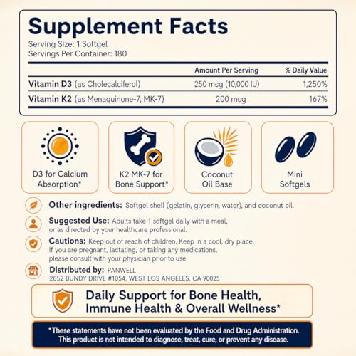 180 softgels for daily wellness