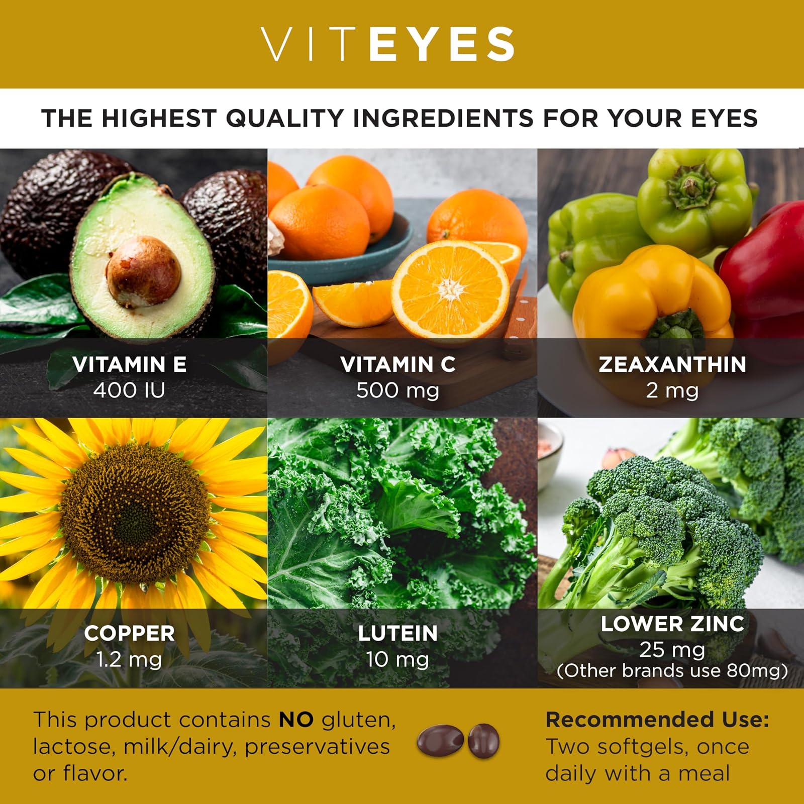 180 softgels for eye support