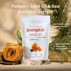 180 softgels of pumpkin seed oil