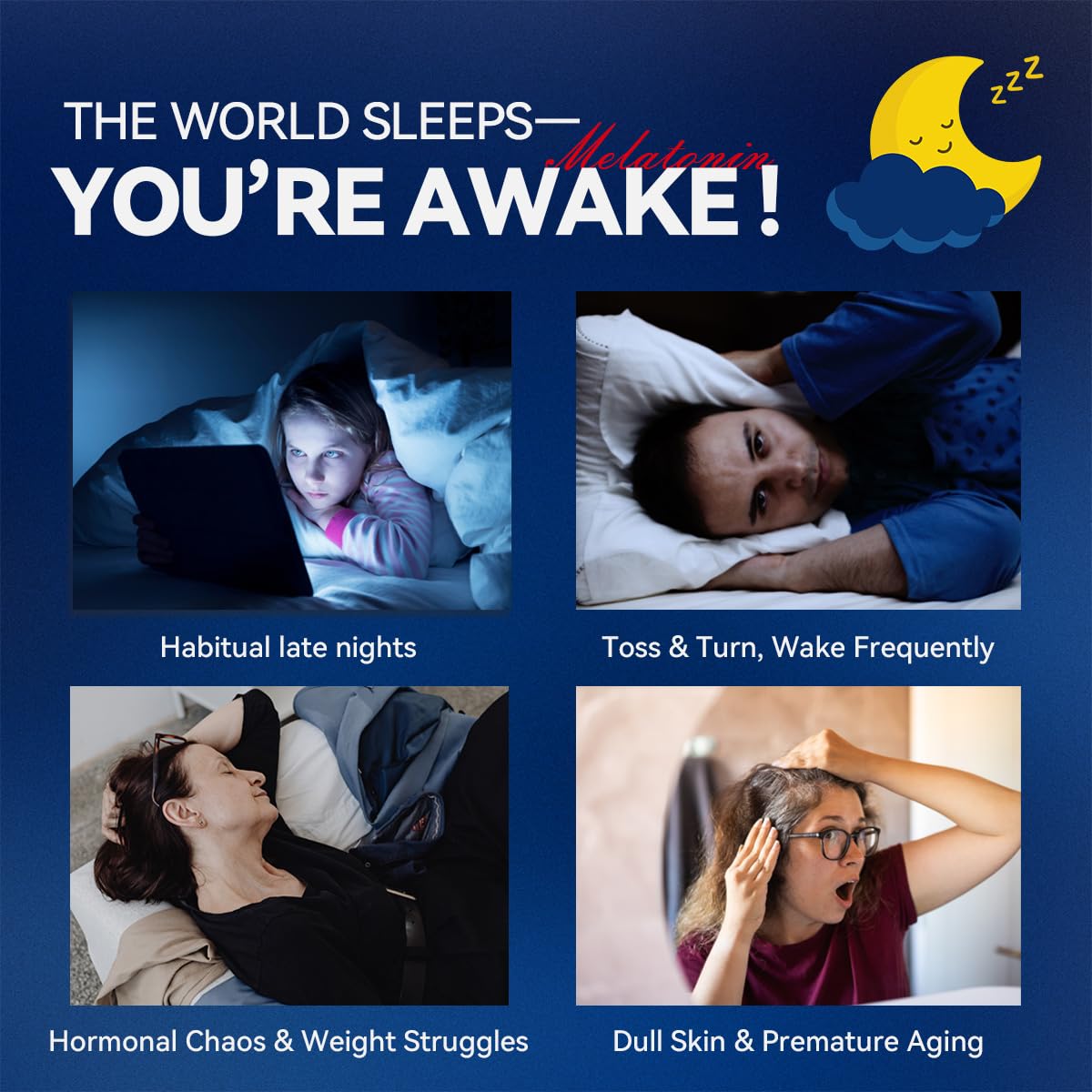 180 tablets for improved sleep quality