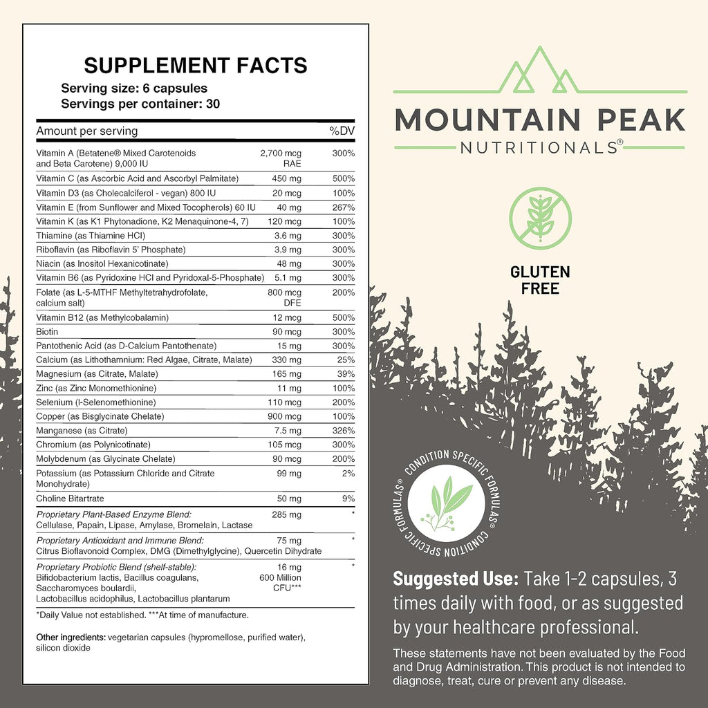 180 tablets of complete nutrition