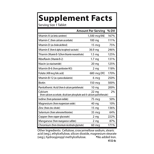 180 tablets of essential minerals