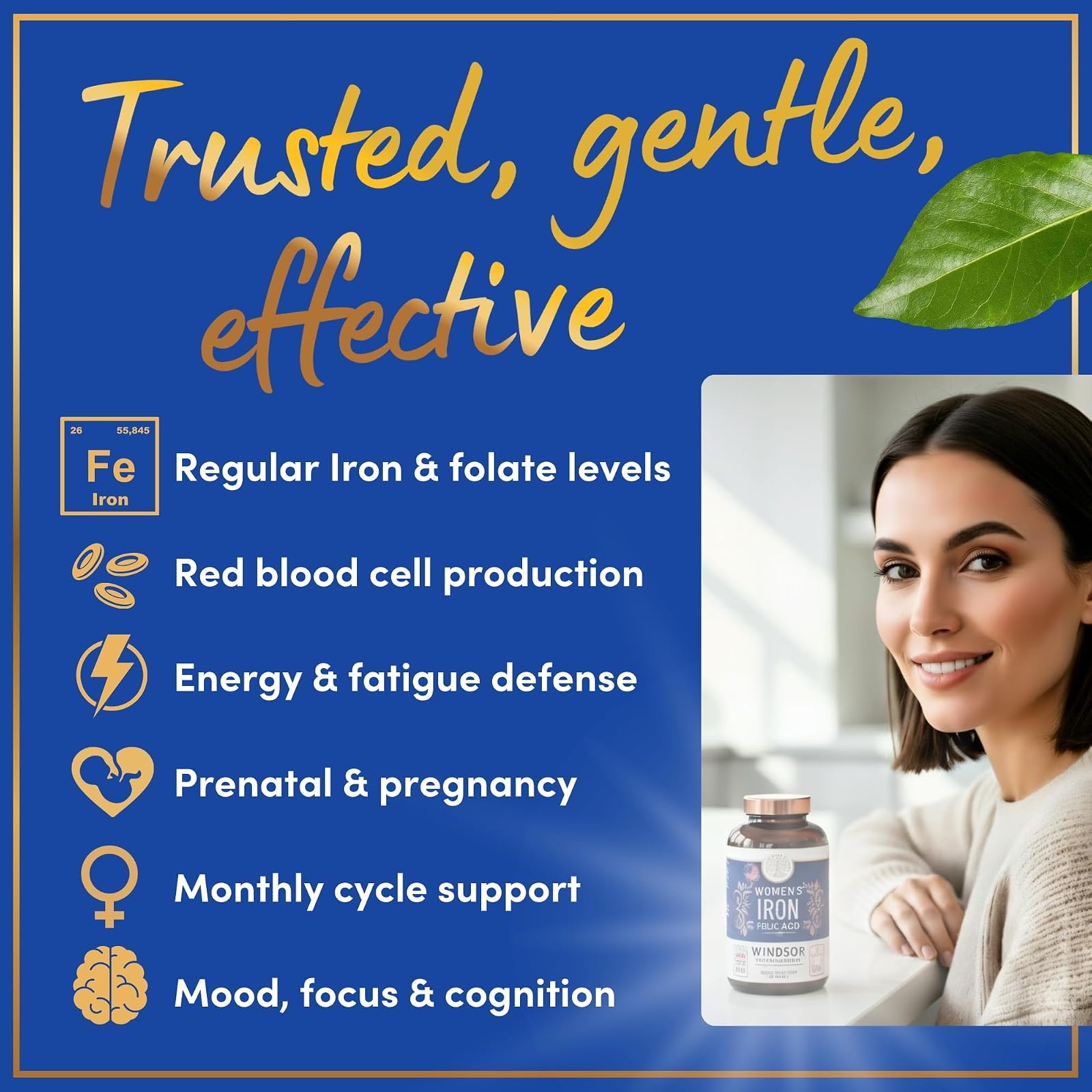 180 tablets of iron supplement