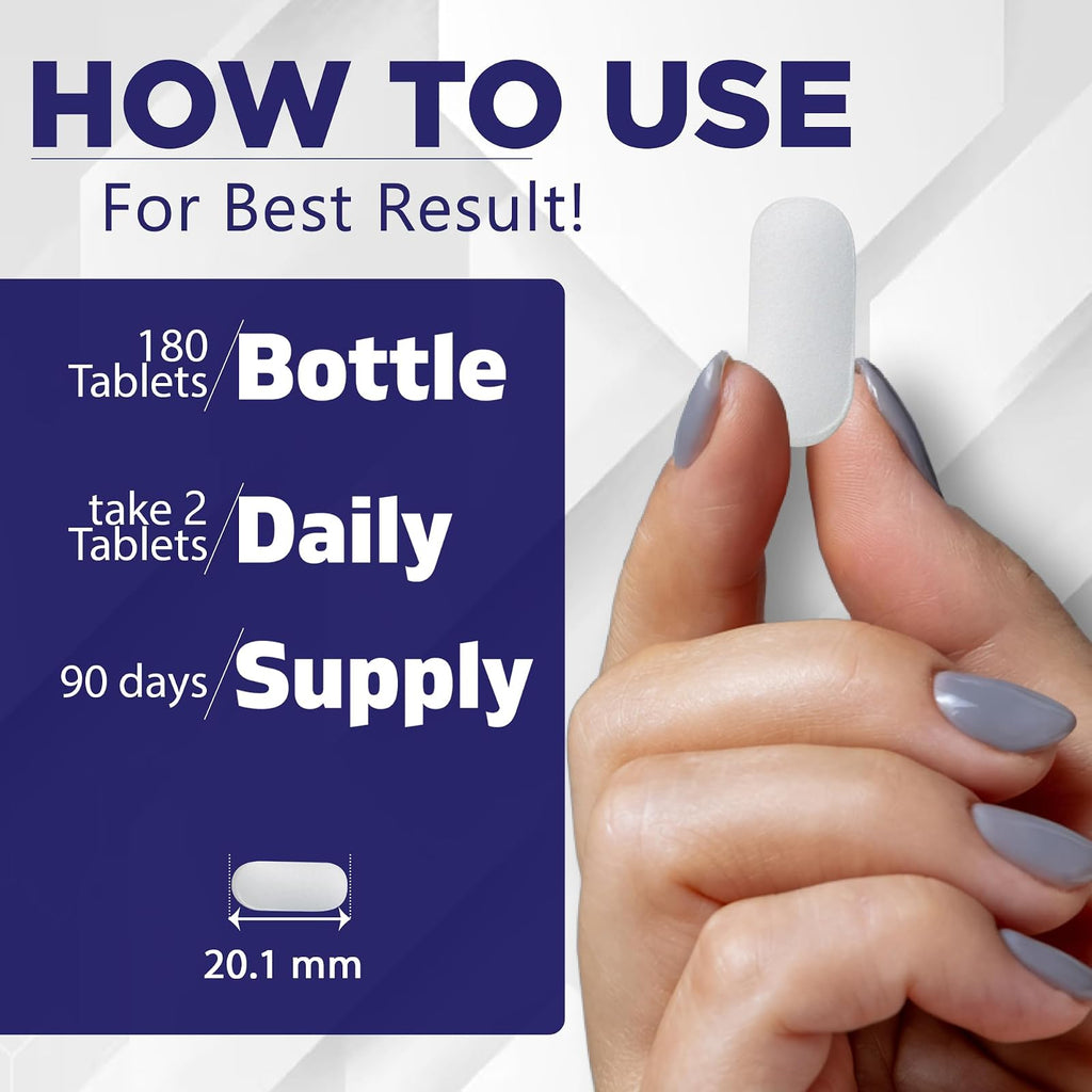 180 tablets of L-Lysine for wellness