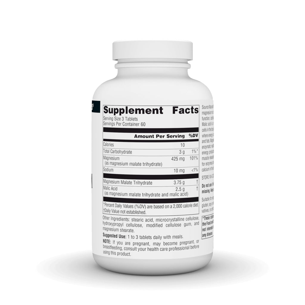 180 tablets of magnesium malate