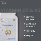 180 tablets of Vitamin D3 K2