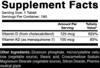 180 tablets of Vitamin K2