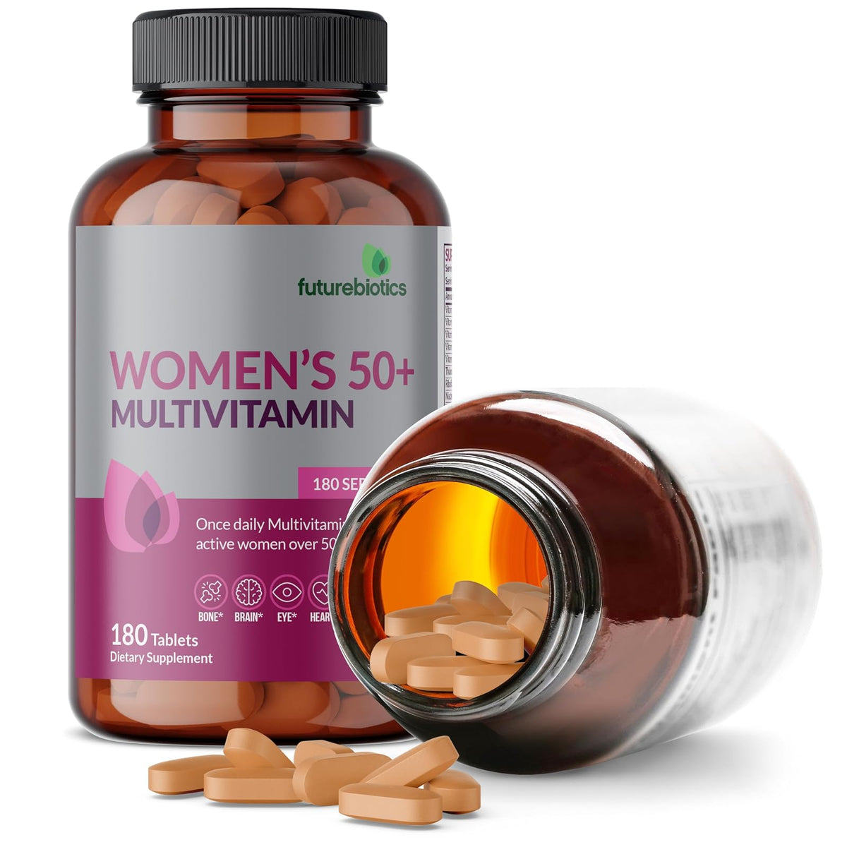 180 tablets of women's multivitamin