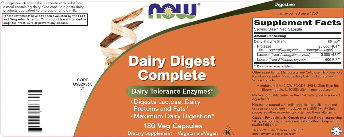 180 vegan capsules for digestive health