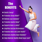 180 vegan capsules of magnesium for overall health