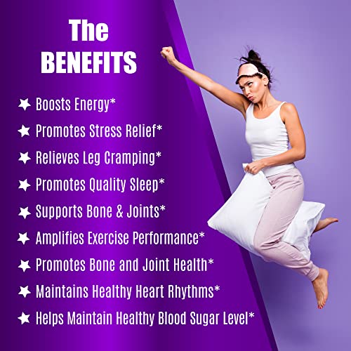 180 vegan capsules of magnesium for overall health