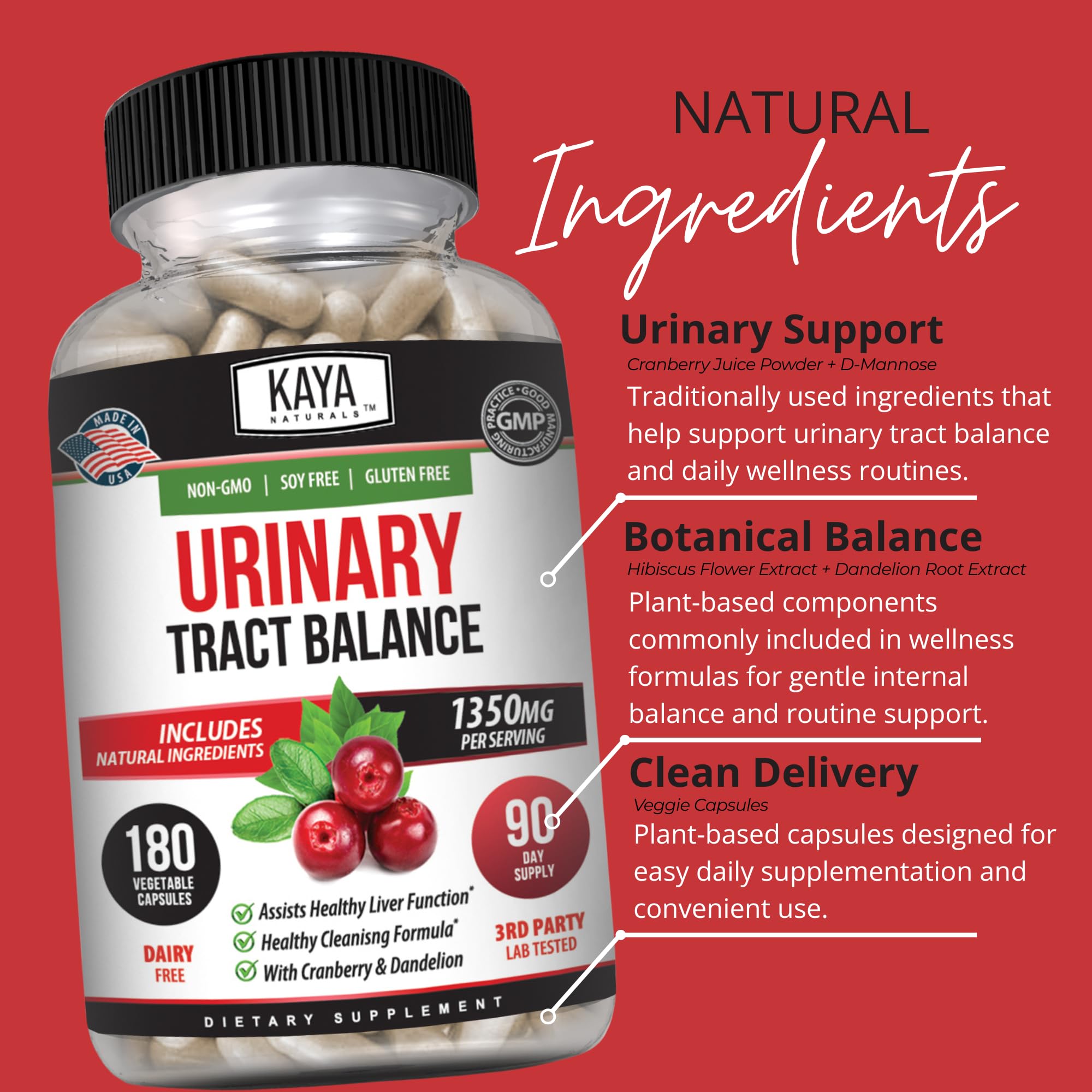 180 veggie capsules for daily use