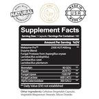 180 veggie capsules for digestion