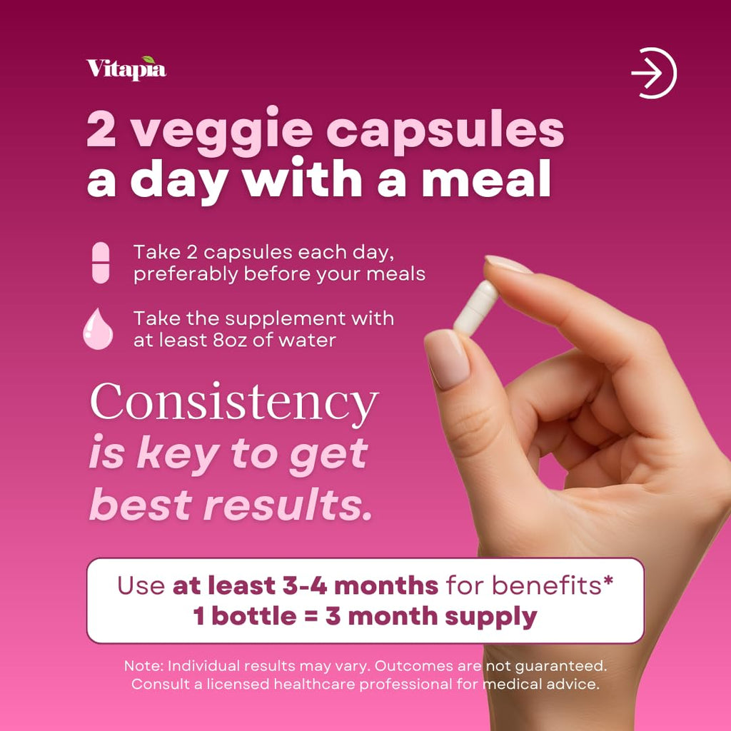 180 veggie capsules for vitality
