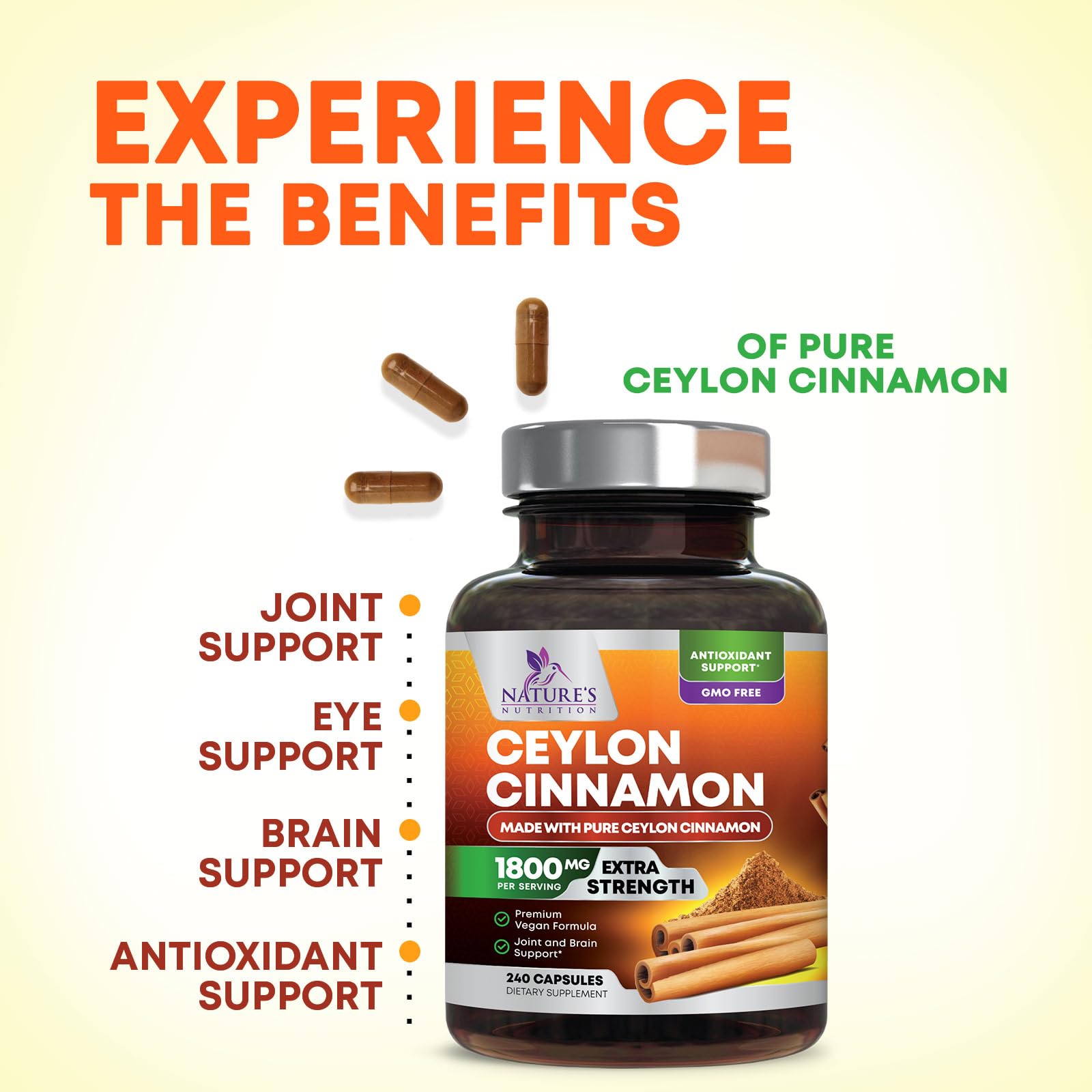 1800 mg ceylon cinnamon dosage