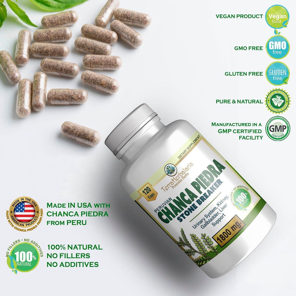 1800 mg Chanca Piedra potency