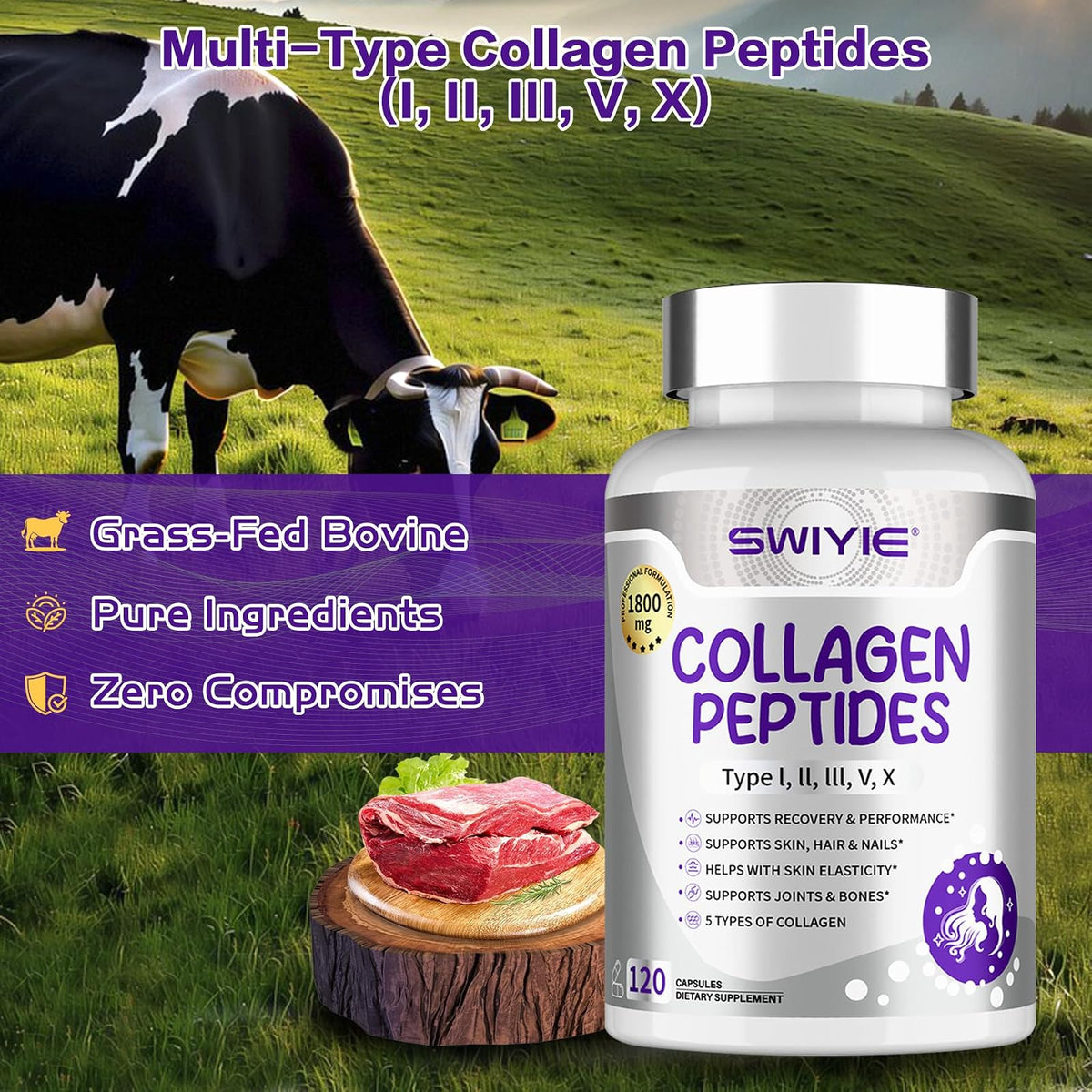 1800 mg collagen for joint support