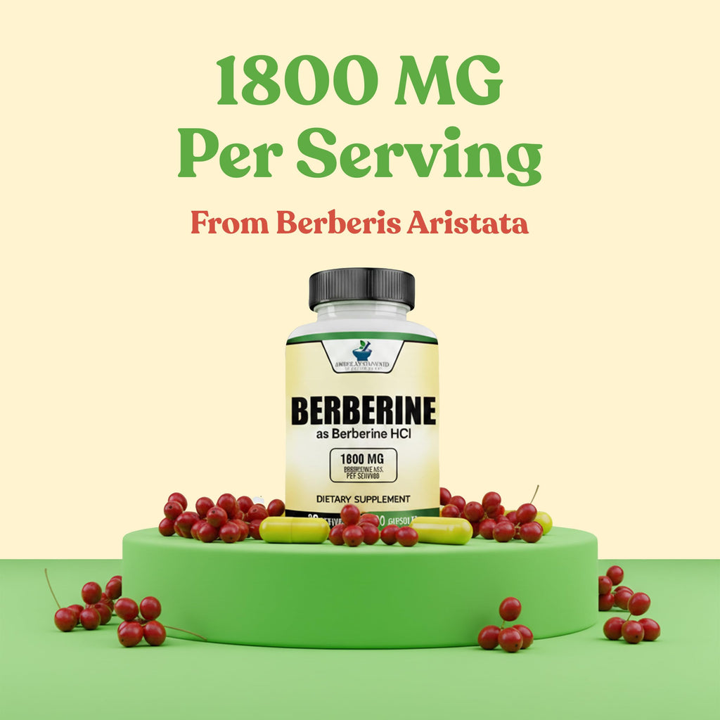 1800mg berberine for wellness