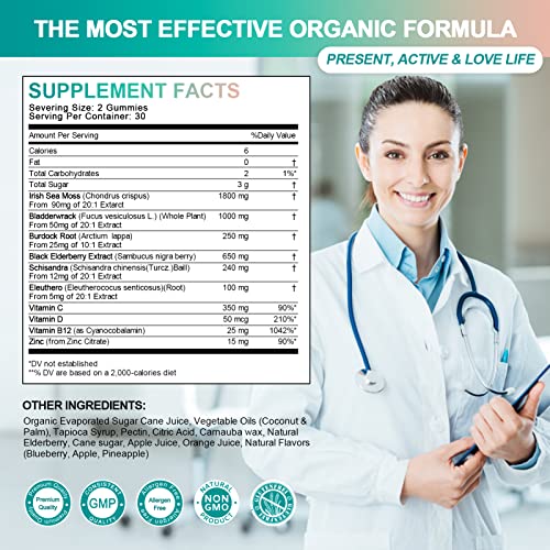 1800mg sea moss nutritional value