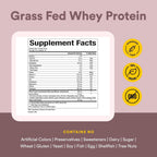 18g whey protein per serving