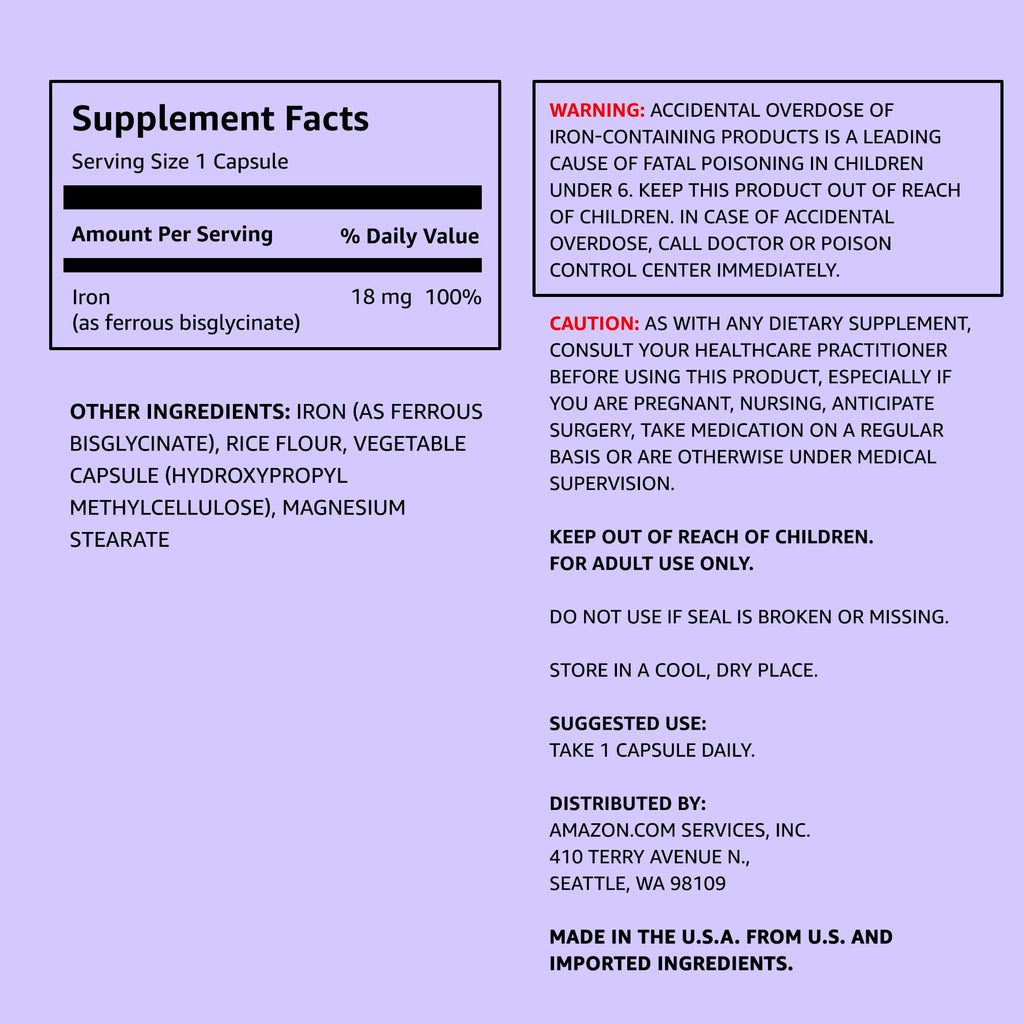 18mg iron for daily wellness