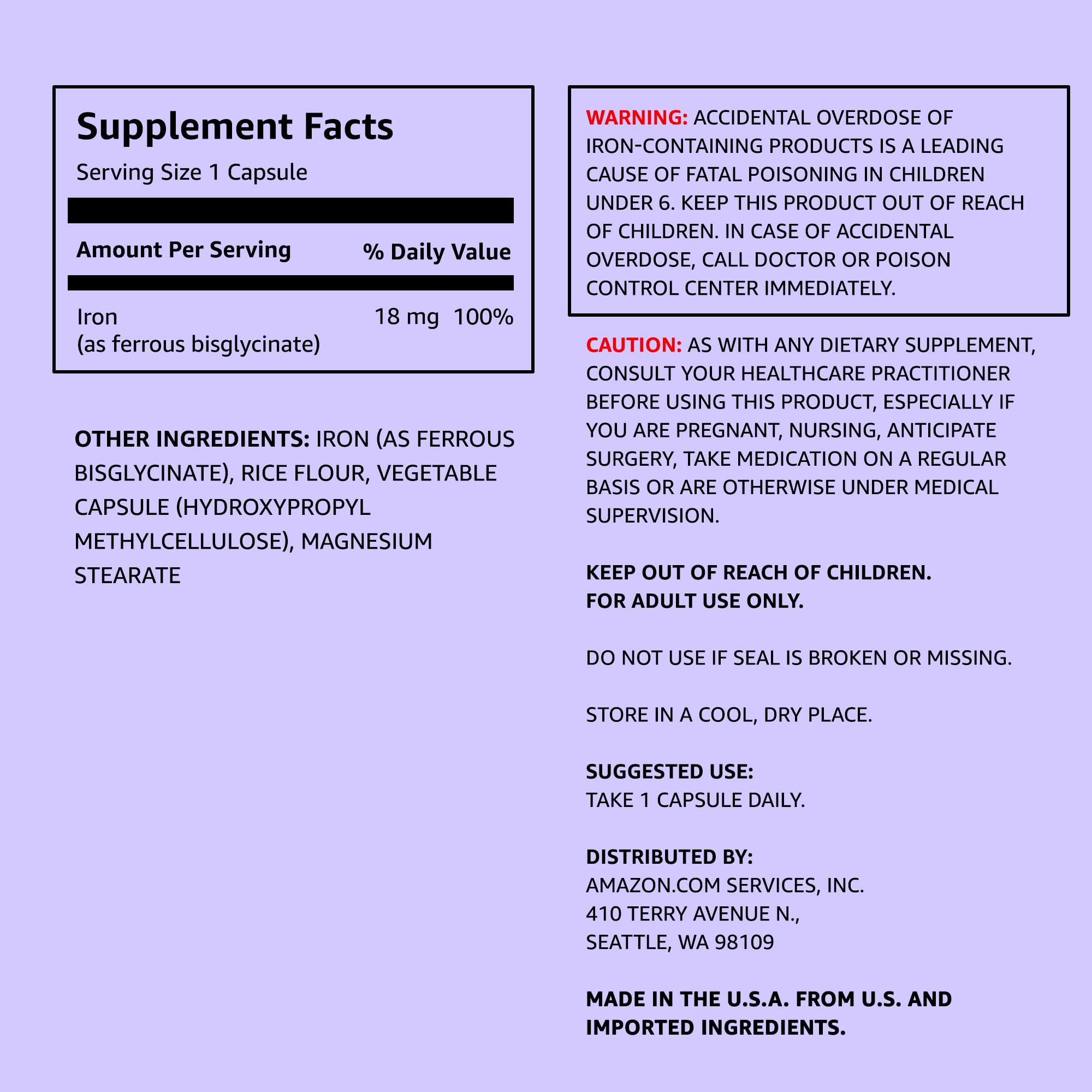 18mg iron for daily wellness