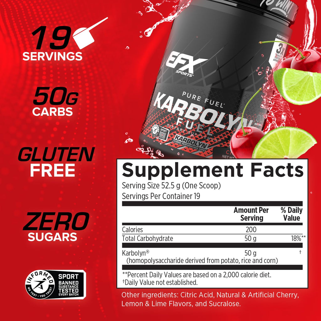19 servings of EFX Sports energy