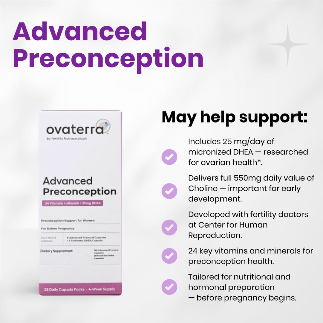 196 capsules of Ovaterra prenatal vitamins
