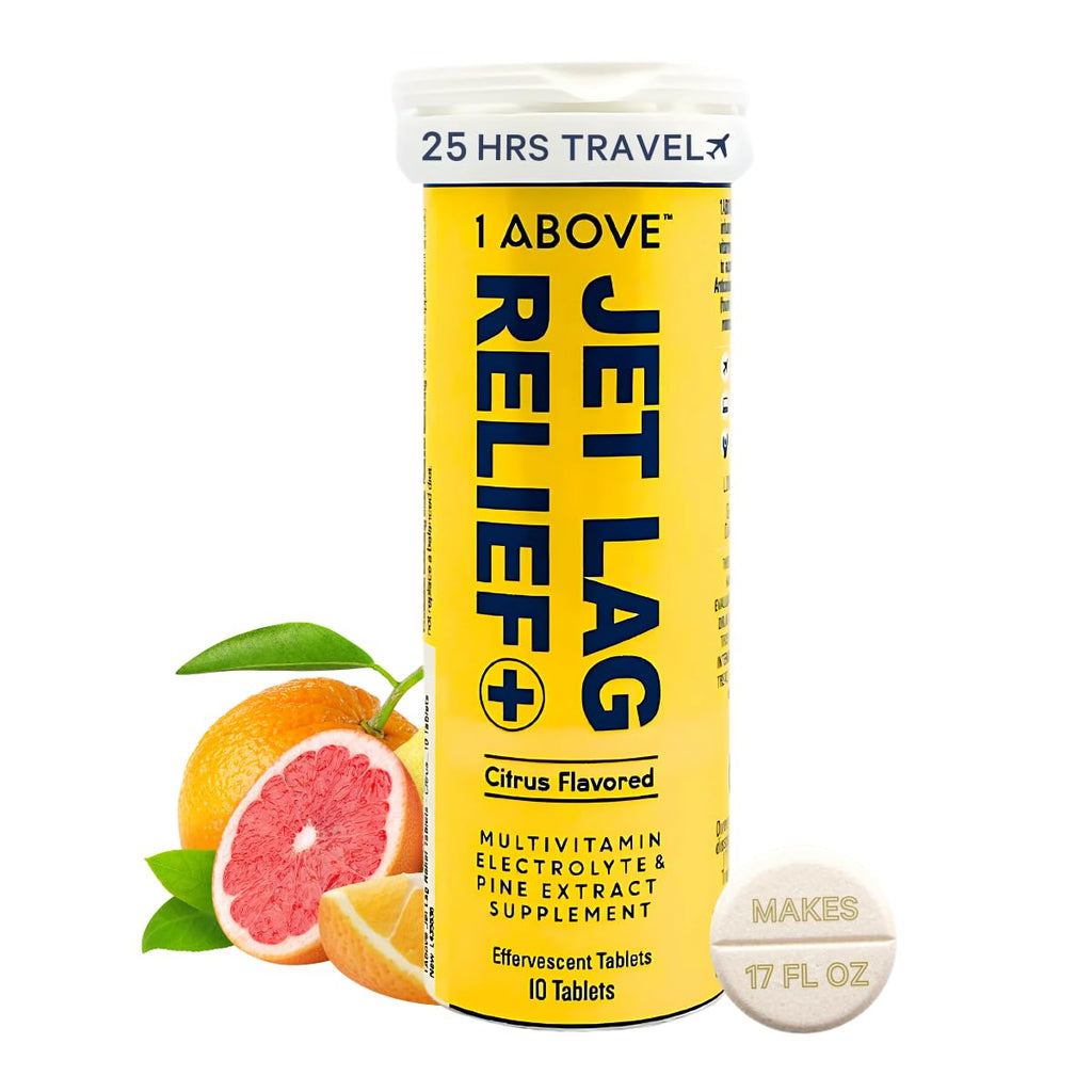 1ABOVE jet lag relief multivitamins