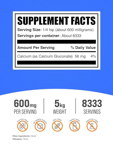 1kg calcium powder for daily use